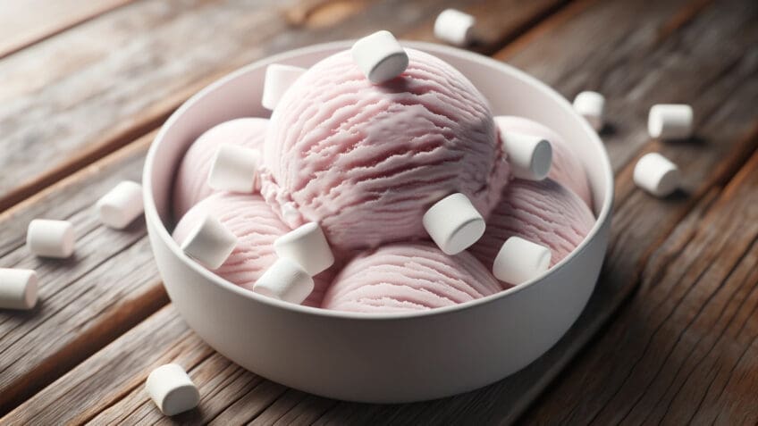 Marshmallow ice cream recipe - make ice cream yourself